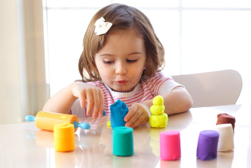 Play dough game stock image. Image of dough, molding - 12438085