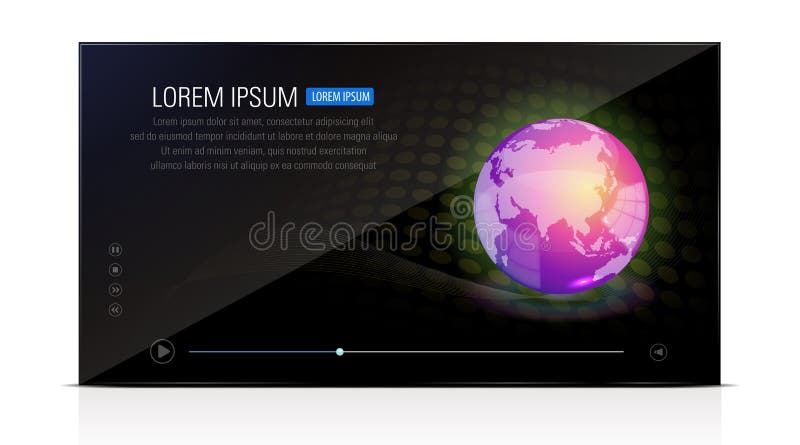 Player stock illustration. Illustration of abstract, design - 45545399