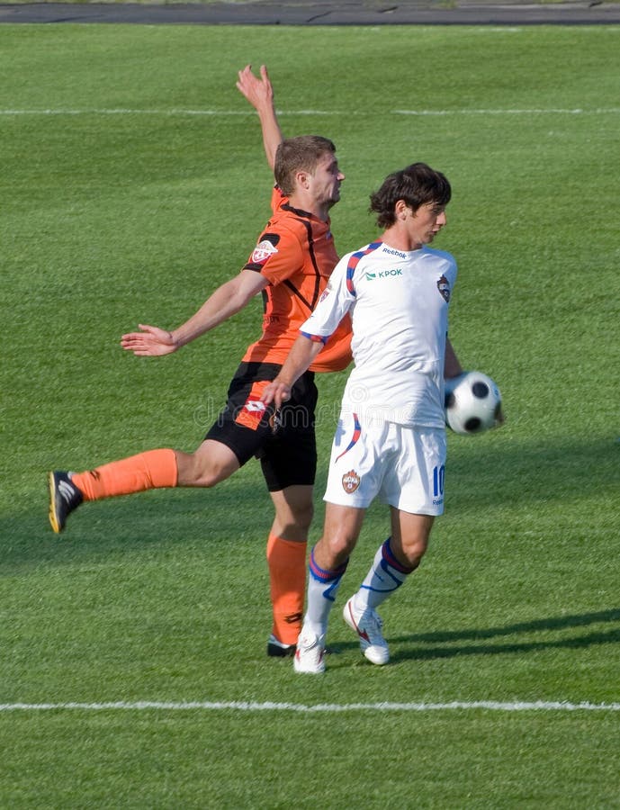 Player Alan Dzagoev editorial stock image. Image of sport - 10705339