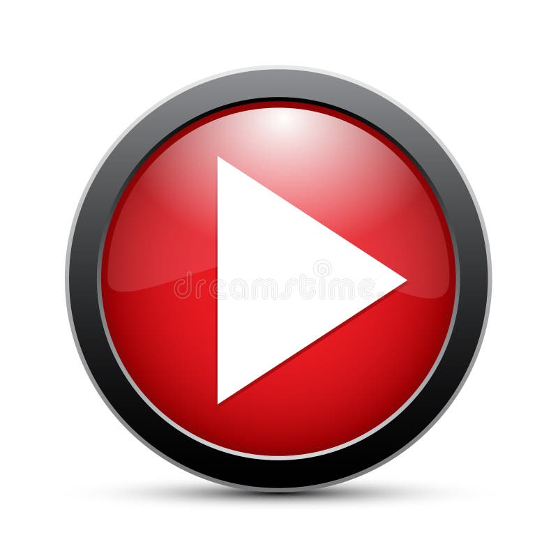 Player Button Icon Sign – Vector Stock Vector - Illustration of ...