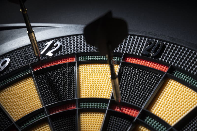 A Player Manages To Finish a 501 in Nine Darts Stock Image - Image of ...