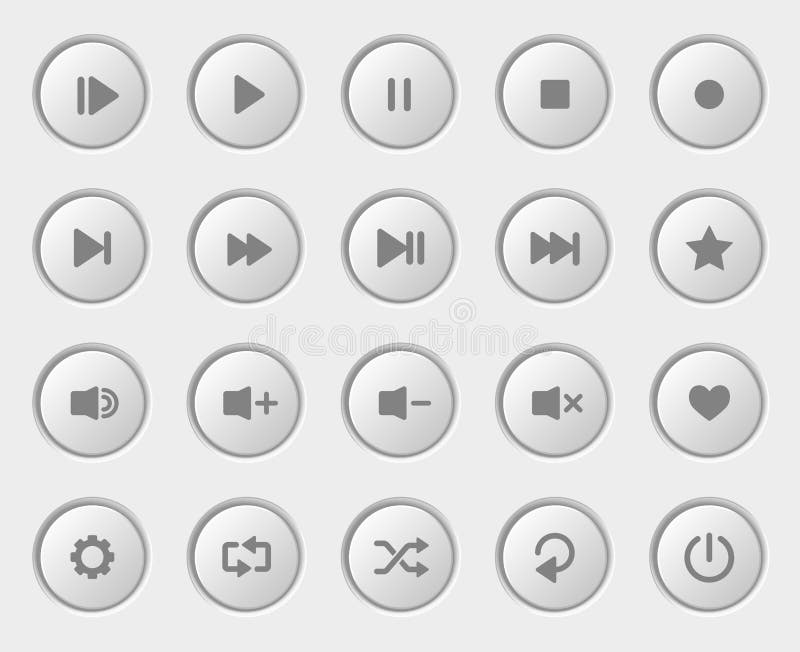 Web Navigation Buttons Green Stock Vector - Illustration of design ...