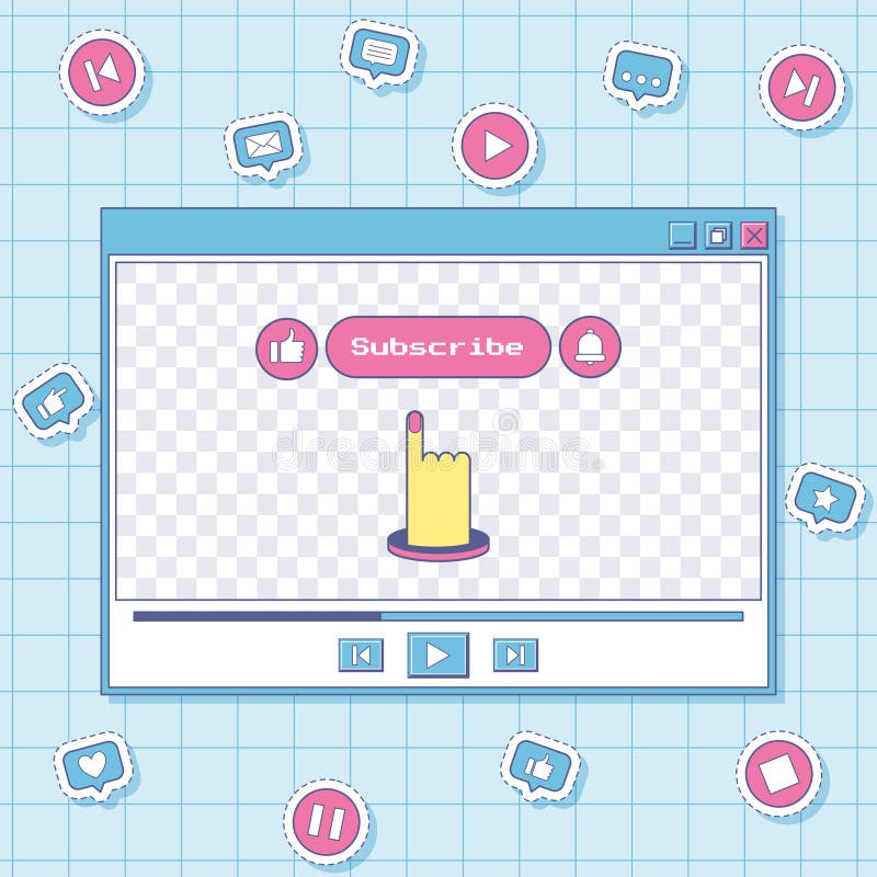 Y2k Aesthetics Stock Illustrations – 196 Y2k Aesthetics Stock ...