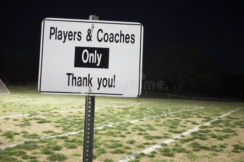 Players & Coaches Sign stock image. Image of teams - 87893683
