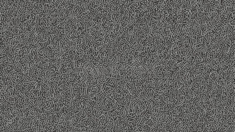 Playful Black and White Abstract 8 Bit Repeating Pattern with a Solid ...