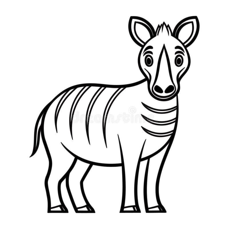 Zebra Outline Stock Illustrations – 5,288 Zebra Outline Stock ...