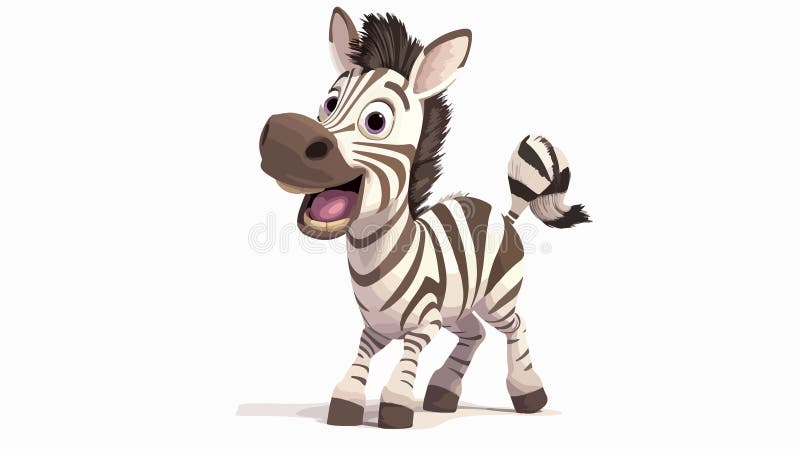 Playful Cartoon Zebra Vector Illustration for Creative Projects Stock ...