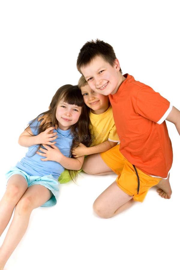 Playful Children stock photo. Image of contentedly, grin - 2191550