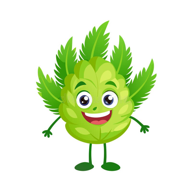 Playful Dill Cartoon Character Stock Vector - Illustration of playful ...