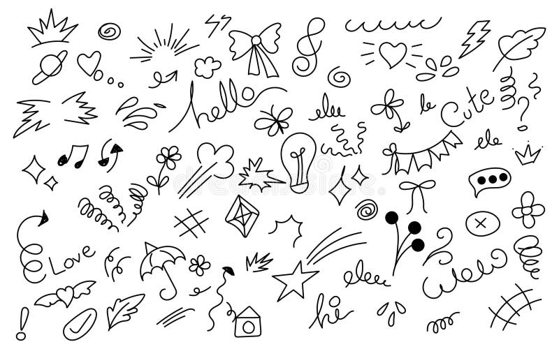 Playful Doodle Shapes Stock Illustrations – 4,563 Playful Doodle Shapes ...