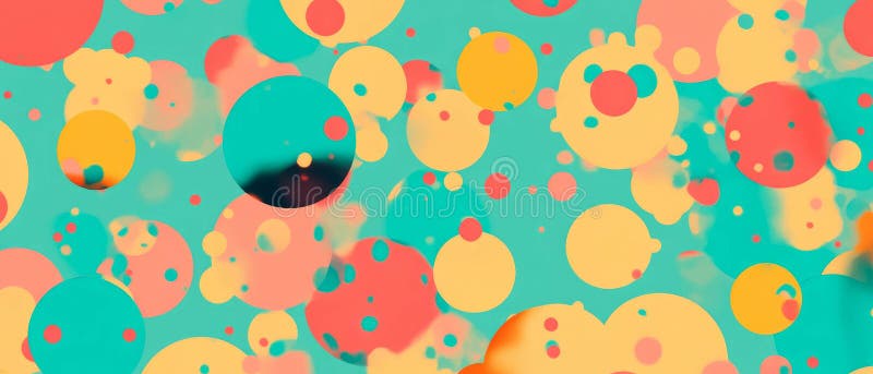 Playful Dotted Background Featuring Vibrant Colors and Cheerful ...