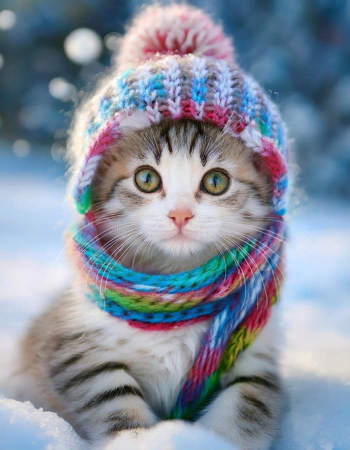 Playful and Endearing Tabby Cat Cub, AI Generated Stock Illustration ...