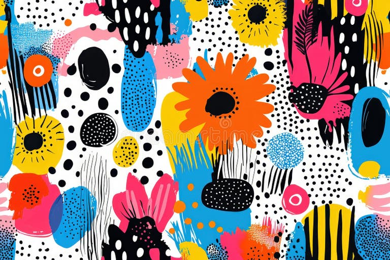 A Playful and Fun Abstract Background Filled with Colors and Whimsical ...