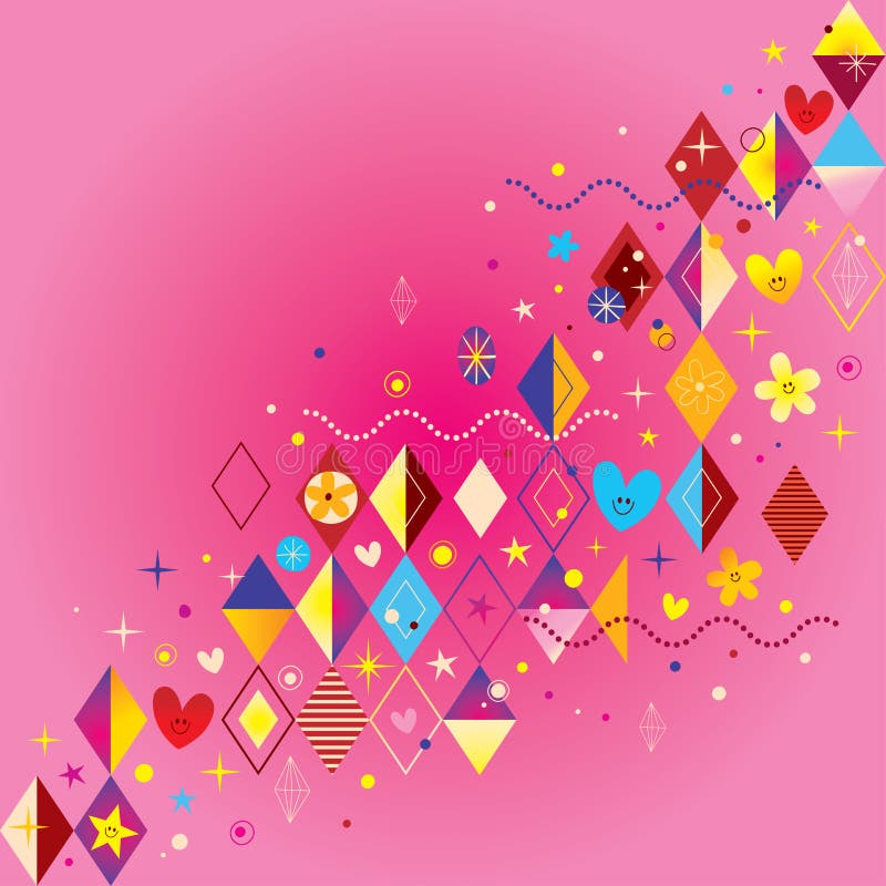 Fun design elements stock vector. Illustration of diamonds - 142878497