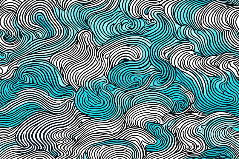 Playful Geometric Shapes that Elegantly Overlap. Stock Illustration ...