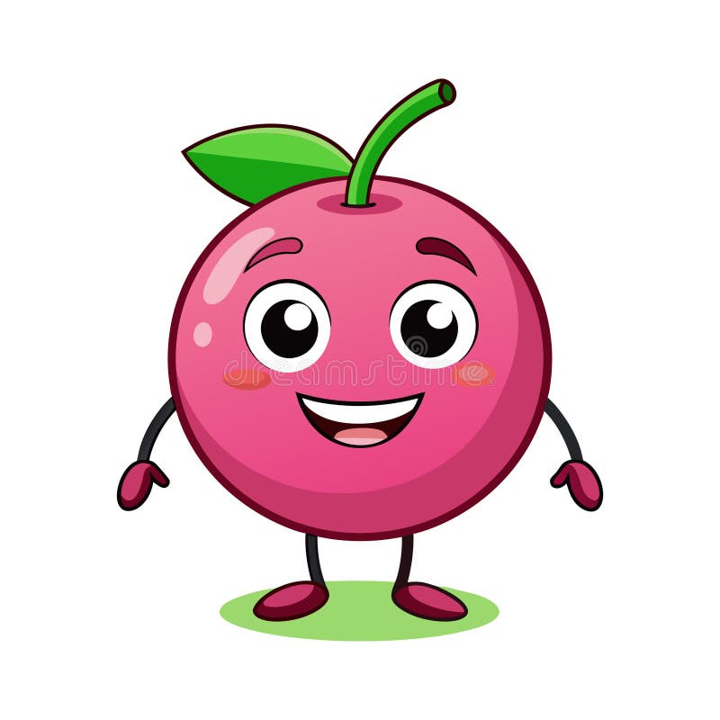 Playful Guava Cartoon Character Stock Vector - Illustration of ...