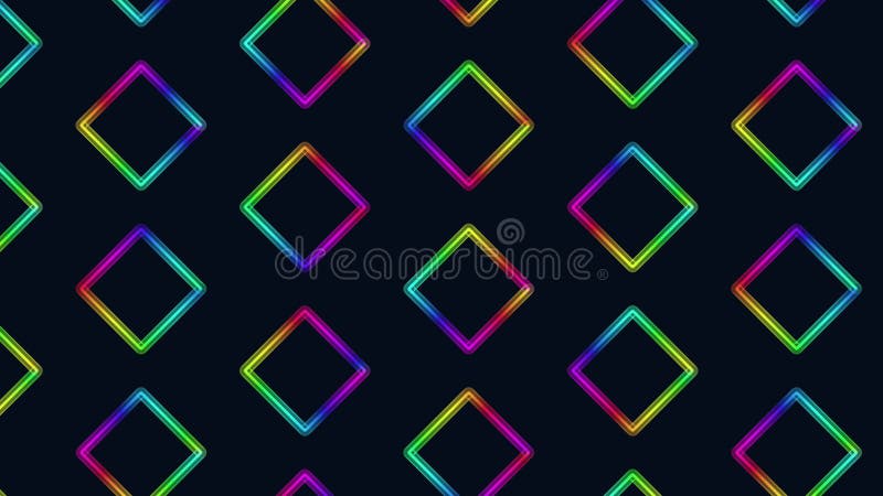 Vibrant Rainbow-colored Diamonds Shine on Dark Background Stock Footage ...
