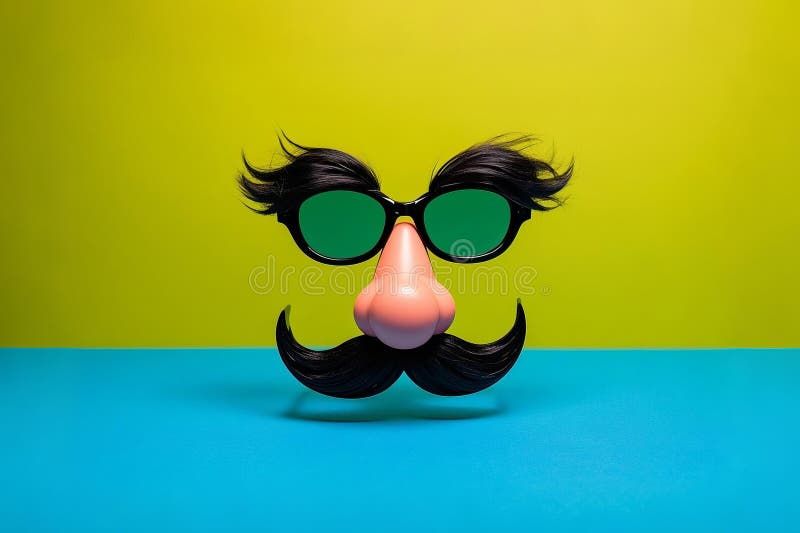 April Fool S Celebration: Whimsical Party Glasses and Mustache Props ...