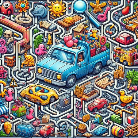 Playful and Interactive Designs with Hidden Objects, Mazes, an Stock ...