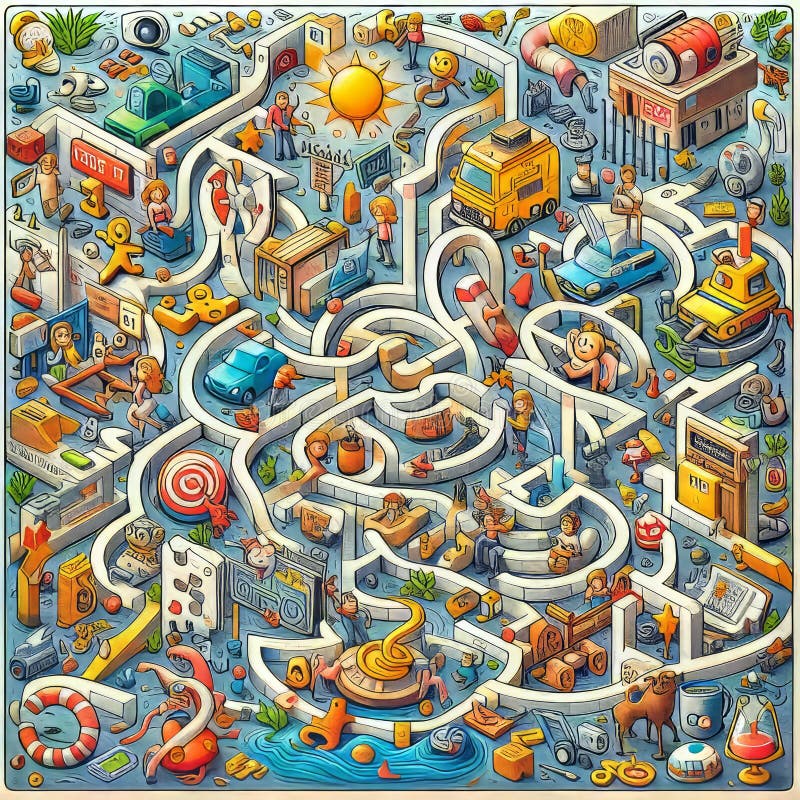 Playful and Interactive Designs with Hidden Objects, Mazes, an Stock ...