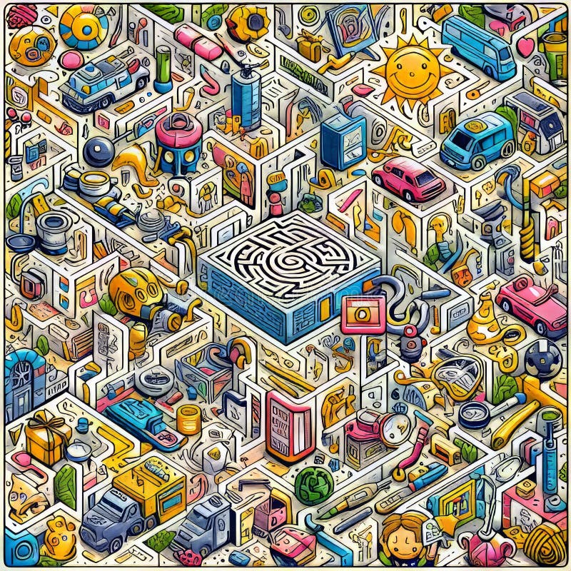 Playful and Interactive Designs with Hidden Obj Strange Old Stock Photo ...