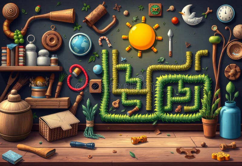 Playful and Interactive Designs with Hidden Objects Puzzles and Stock ...