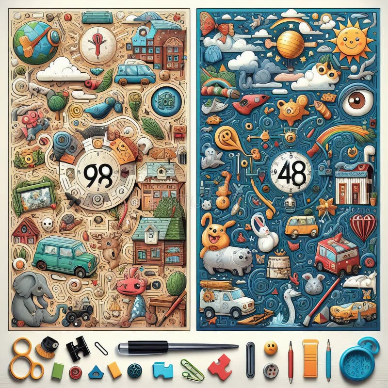 Playful and Interactive Designs with Hidden Objects, Puzzles, a Stock ...