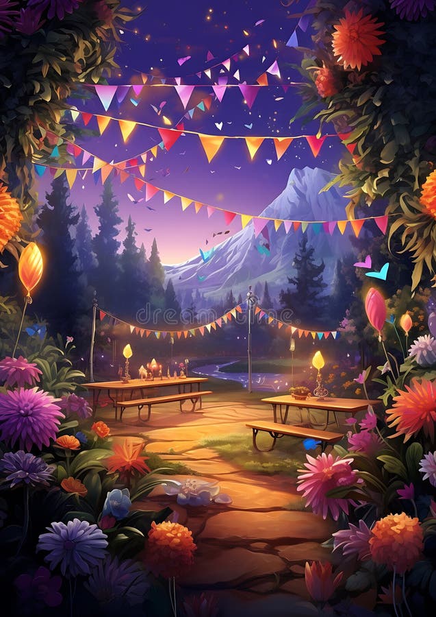 Playful Invitation Elements Stock Illustration - Illustration of ...