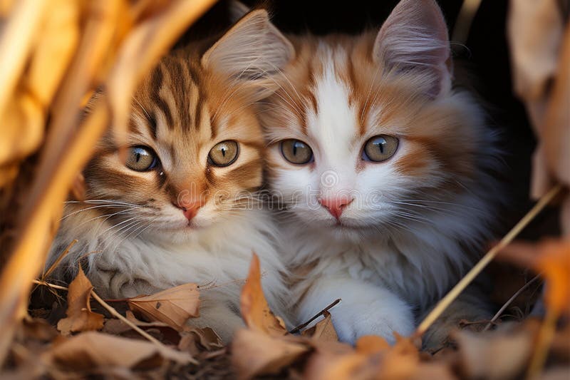 Playful Kittens Form Endearing Bundle, Sharing Warmth within Their ...