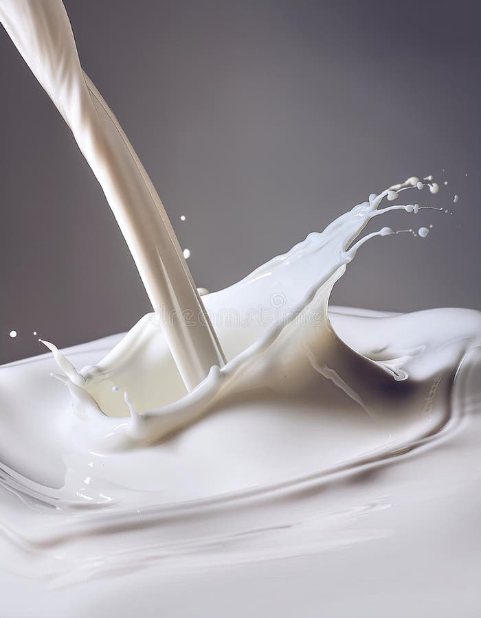 Playful Milk Waves Dance in Motion Capturing the Joy of Liquid Splendor ...