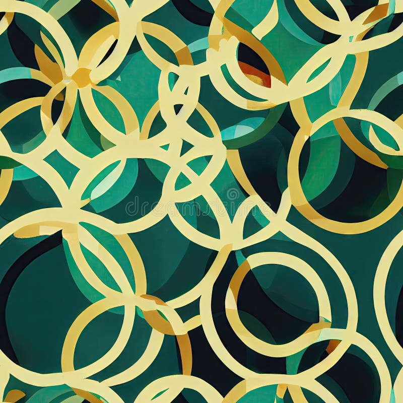 Playful Overlapping Circles in Various Sizes for Design Projects. Stock ...