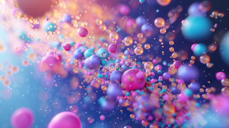 Playful Particles Interact and Dance with Each Other Creating Beautiful ...