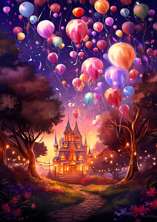 Playful party graphics stock illustration. Illustration of online ...