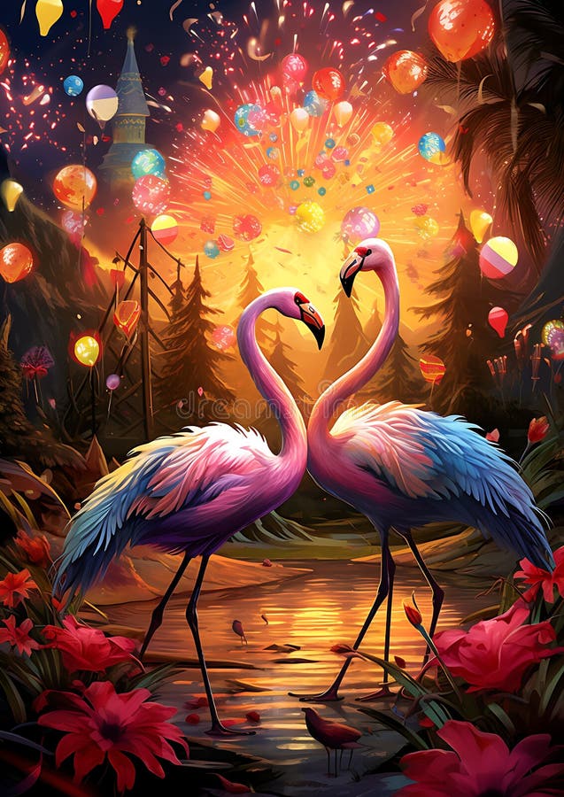 Playful Party Illustrations Stock Illustration - Illustration of ...