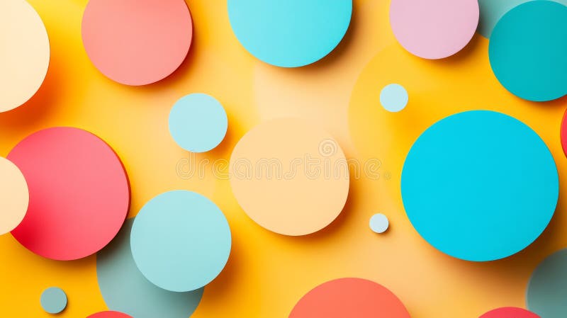 Playful Pastel Circles an Array of Interactive Digital Elements on a ...