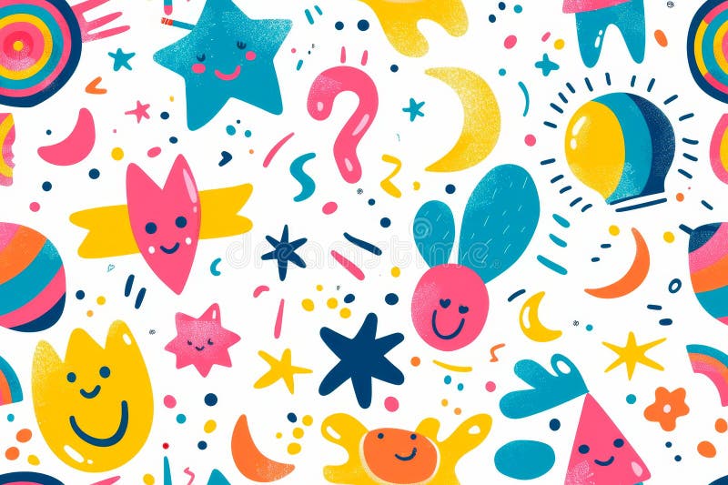 Playful Patterns Using Cute and Simple Pieces Arranged in Delightful ...