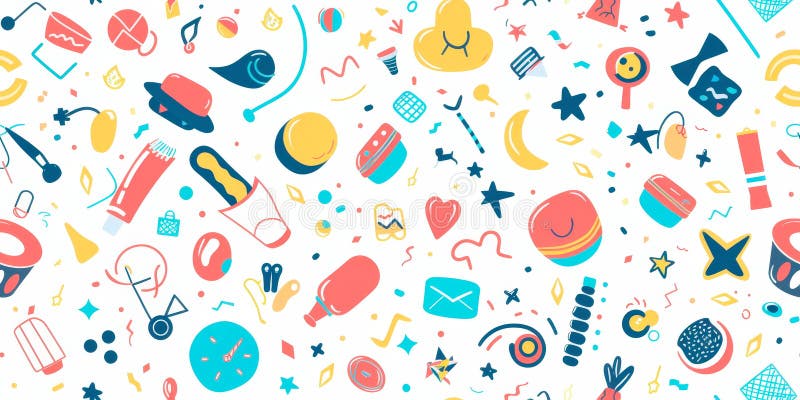 Playful Patterns Using Cute and Simple Pieces Arranged in Delightful ...