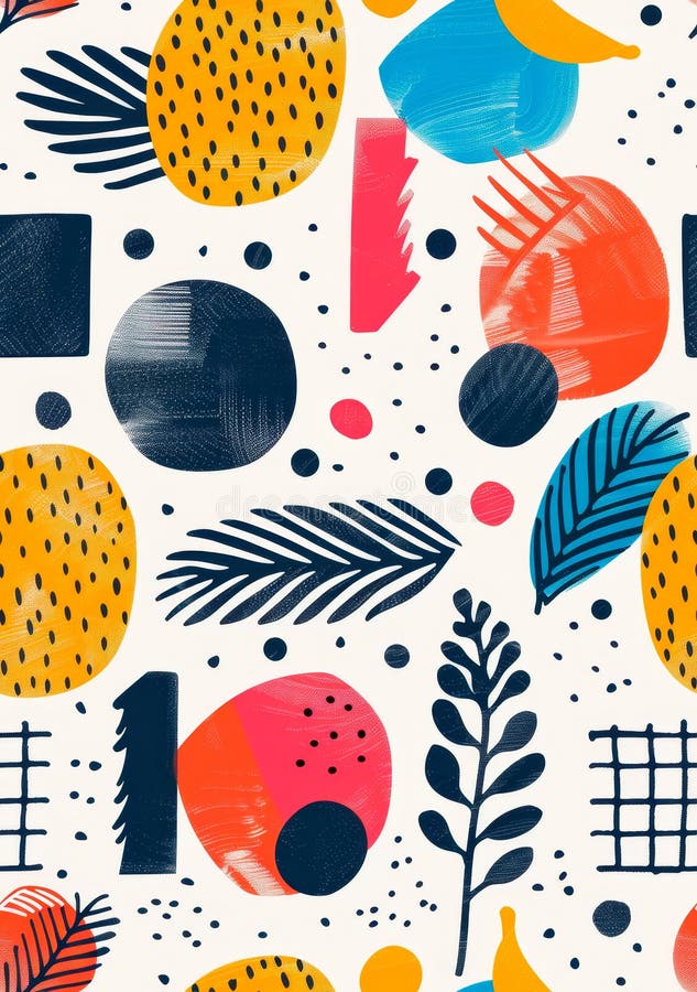 Playful Patterns Using Cute and Simple Pieces Arranged in Delightful ...