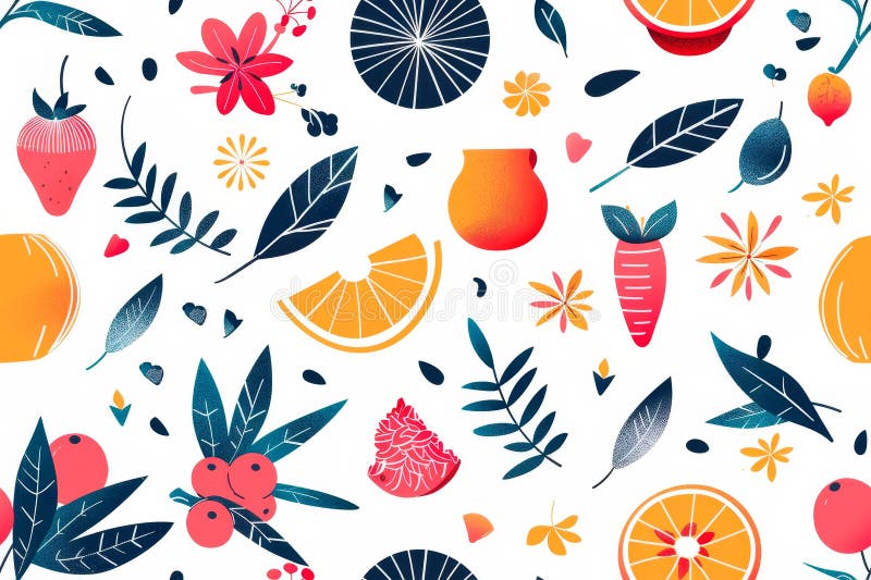 Playful Patterns Using Cute and Simple Pieces Arranged in Delightful ...