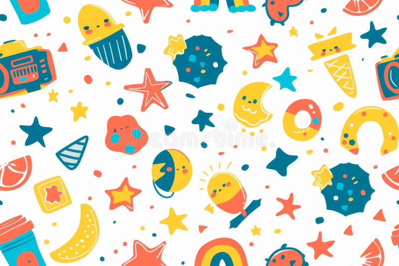 Playful Patterns Using Cute and Simple Pieces Arranged in Delightful ...