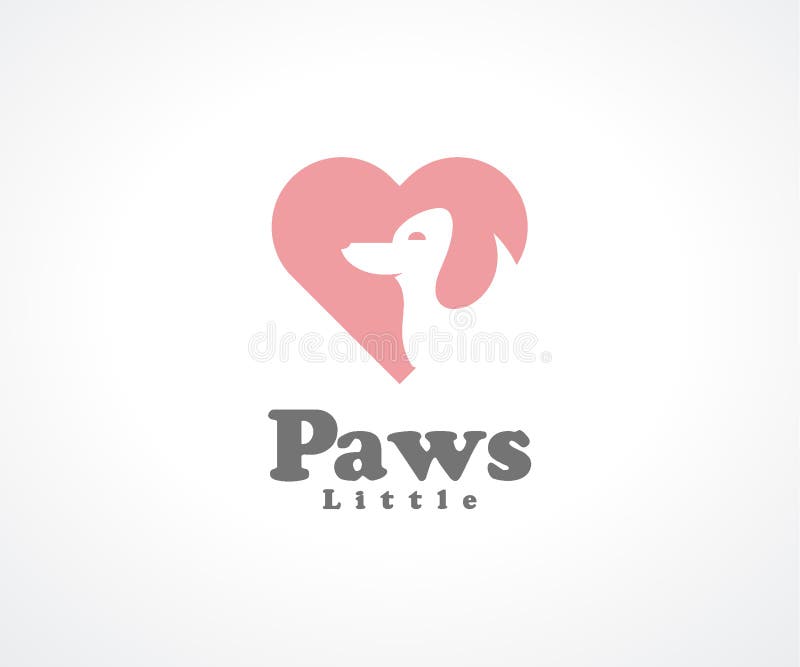 Playful Paw Logo Design Concept, Pet Logo Design Template Stock Vector ...