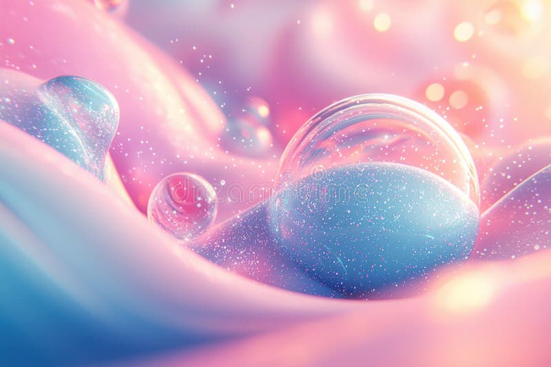 A Playful Pink and Blue Abstract Background that Combines Light and Fun ...
