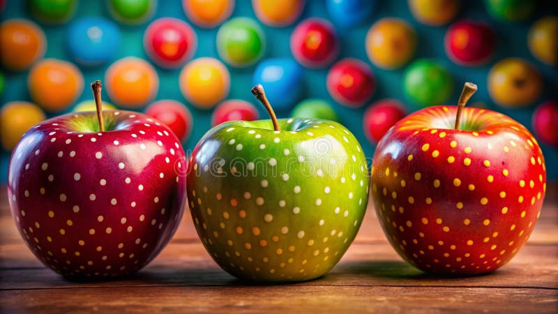 Playful Polka Dot Apples a Conceptual Still Life Photography Set ...