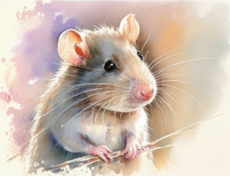 A Playful Rat with a Mischievous Twinkle in Its Eye. Cute Creature ...