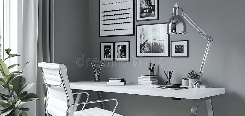 Playful Retreat: Vibrant Student Study Space. Selective Focus Stock ...