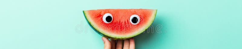 Playful Summer Vibes with Watermelon Slice and Googly Eyes for Creative ...