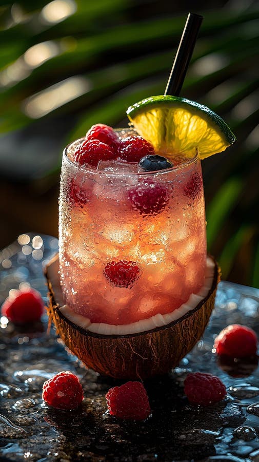 Melting Ice Cream Cone Sinking into a Chocolate Cookie City Stock ...