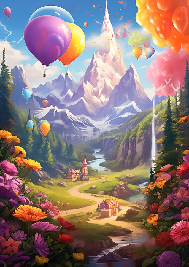 Playful Themes for Celebrations Stock Illustration - Illustration of ...