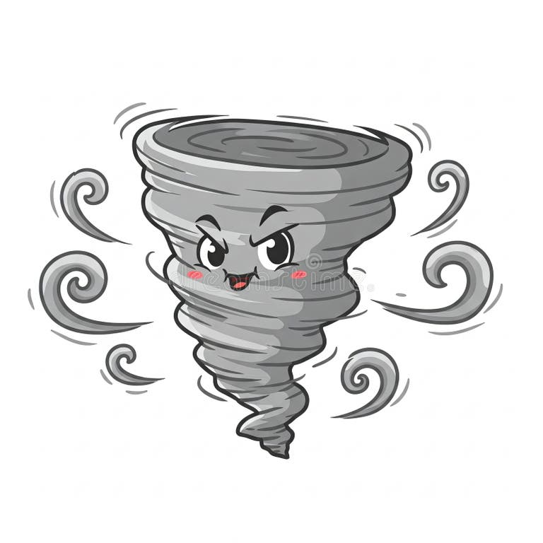 Happy Twisting Wind stock illustration. Illustration of light - 361293234