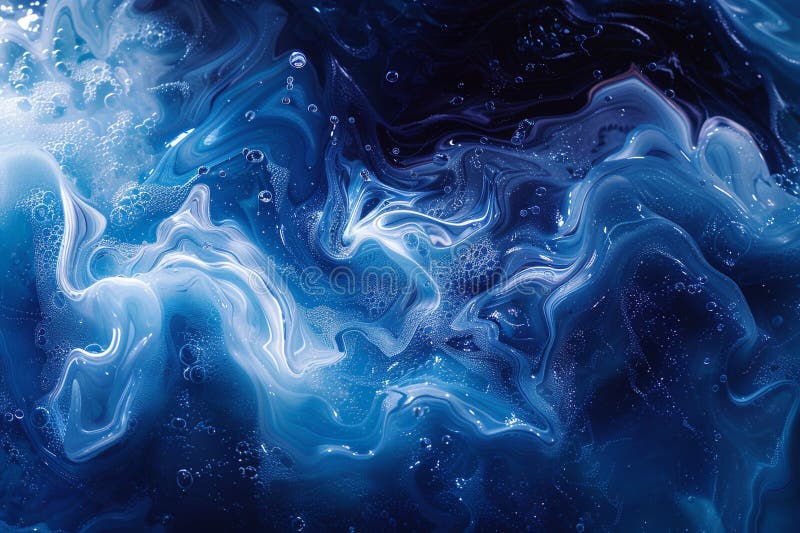 Playful Water Swirls and Loops Create a Whimsical and Artistic Fluid ...